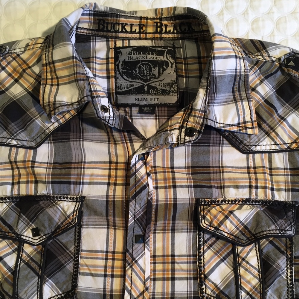 Rare Af! Buckle Black // Black Label Western Shirt - Gem
